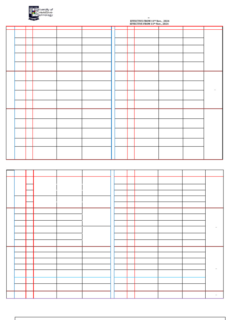 Class Routine UPDATED LLB H LLM SUMMER 24 | PDF