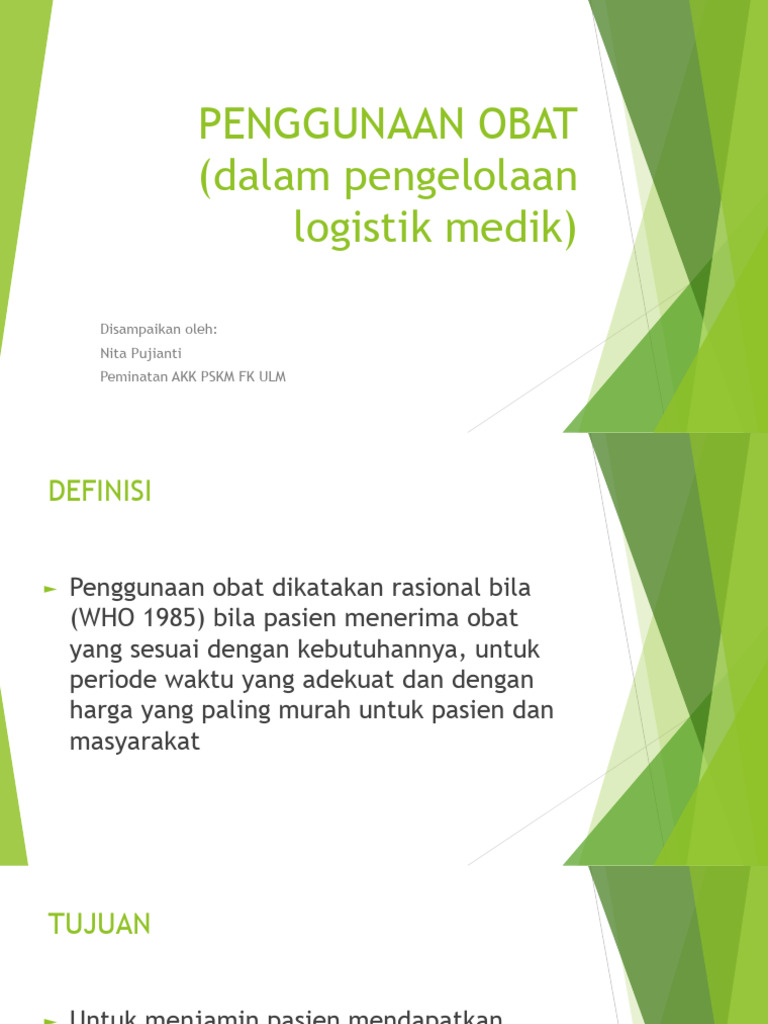 M9 - Penggunaan Obat Rasional Dan Tidak Rasional | PDF