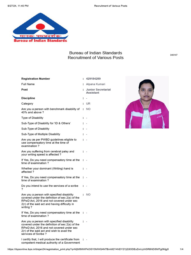 Disability Status in Recruitment Application | PDF | Disability | Justice
