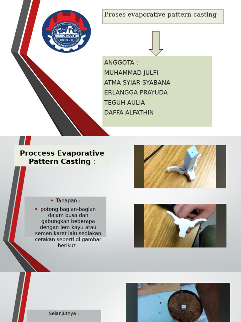 Proses Evaporative Pattern Casting | PDF