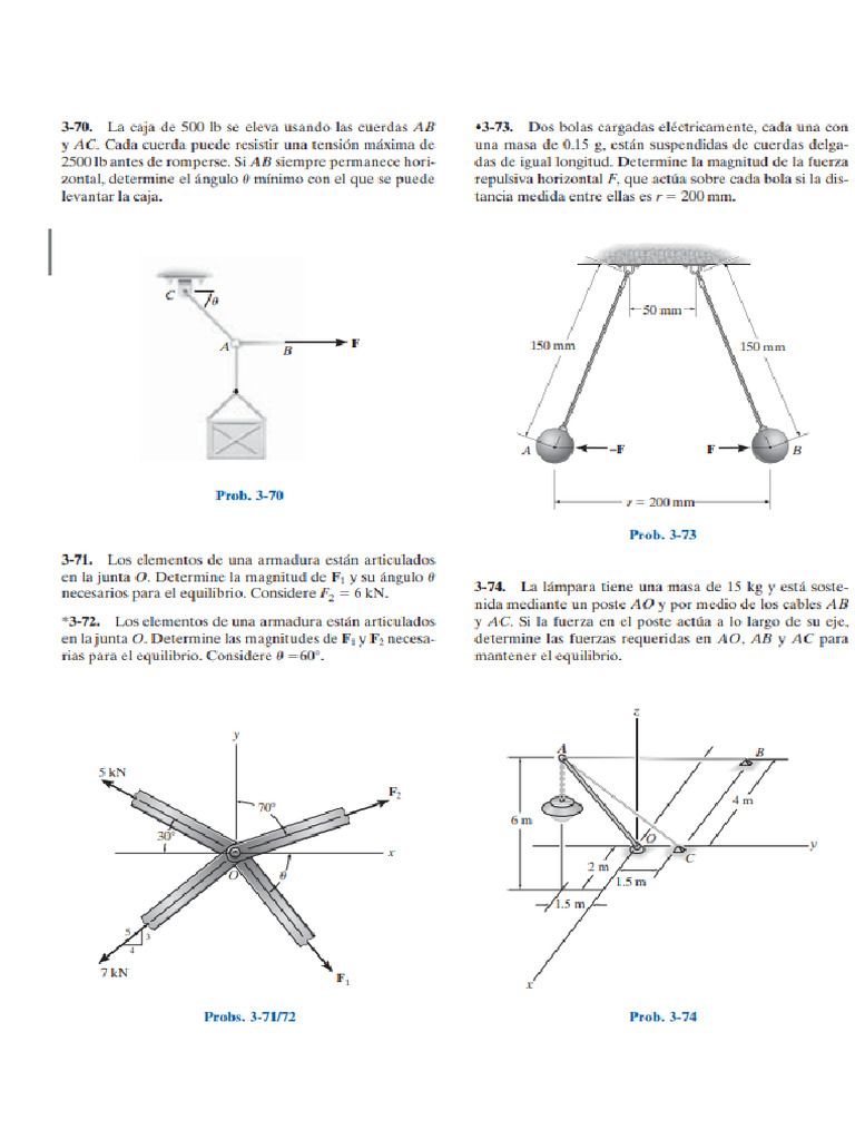 Ejercicios Examen Estatica | PDF