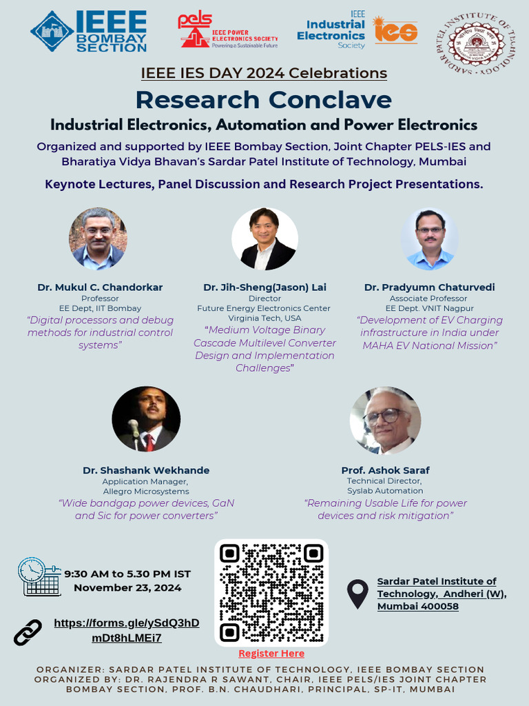 FLYER IEEE BS IES Day2024 Research Conclave | PDF