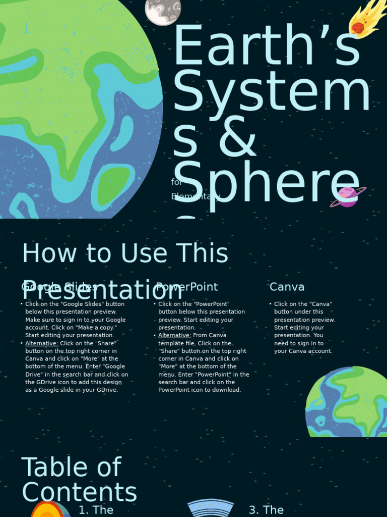 Illustrated Earth's Systems & Spheres For Elementary | PDF | Physical ...