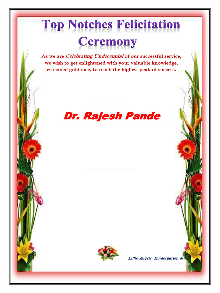 Invitation For Parents-1 | PDF