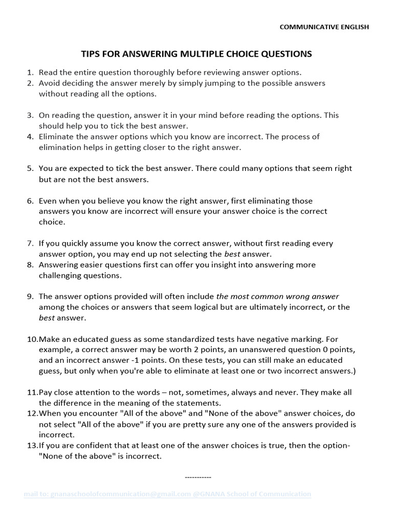 C. MCQ-TIPS | PDF C. MCQ-TIPS | PDF