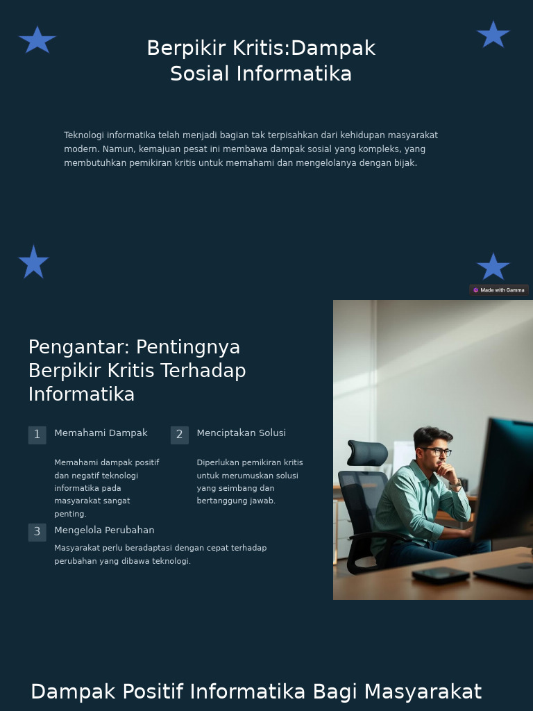 Berpikir Kritis Dampak Sosial Informatika | PDF