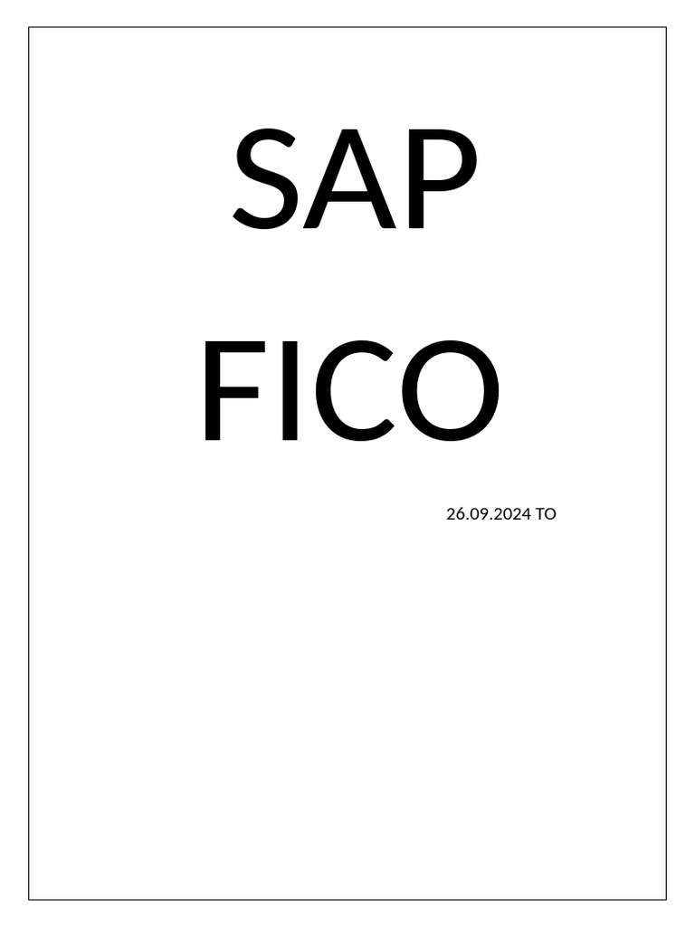 Sap | PDF