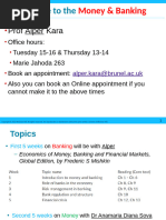 Money and Banking Lecture Notes | PDF | Money Supply | Money