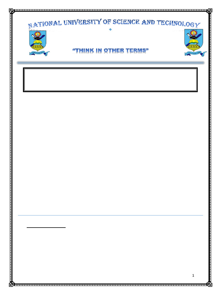 Assignment 2 PST 2403 - Advanced Pedagogy in Comp Sci Ed - Munyararadzi Chavingira | PDF ...