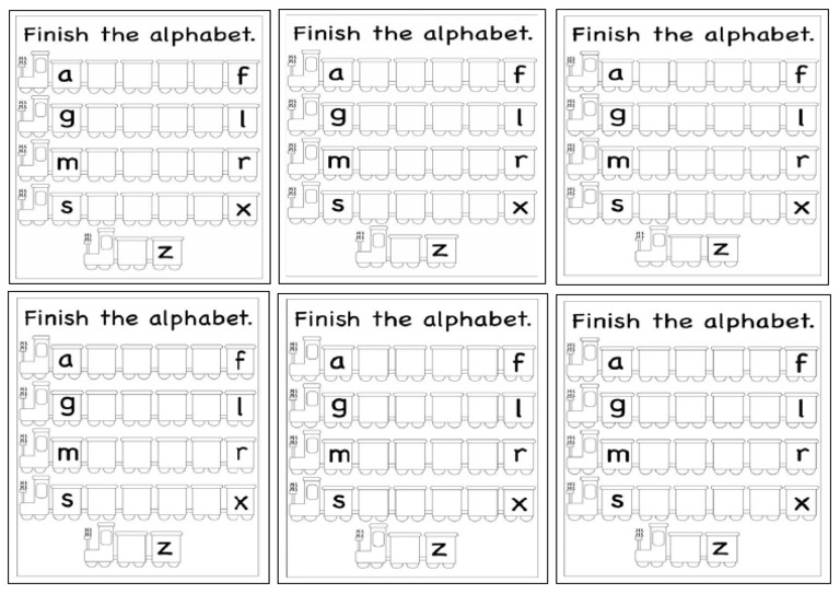 Alphabet Worksheet | PDF