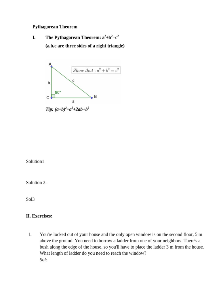 Pythagoras | PDF