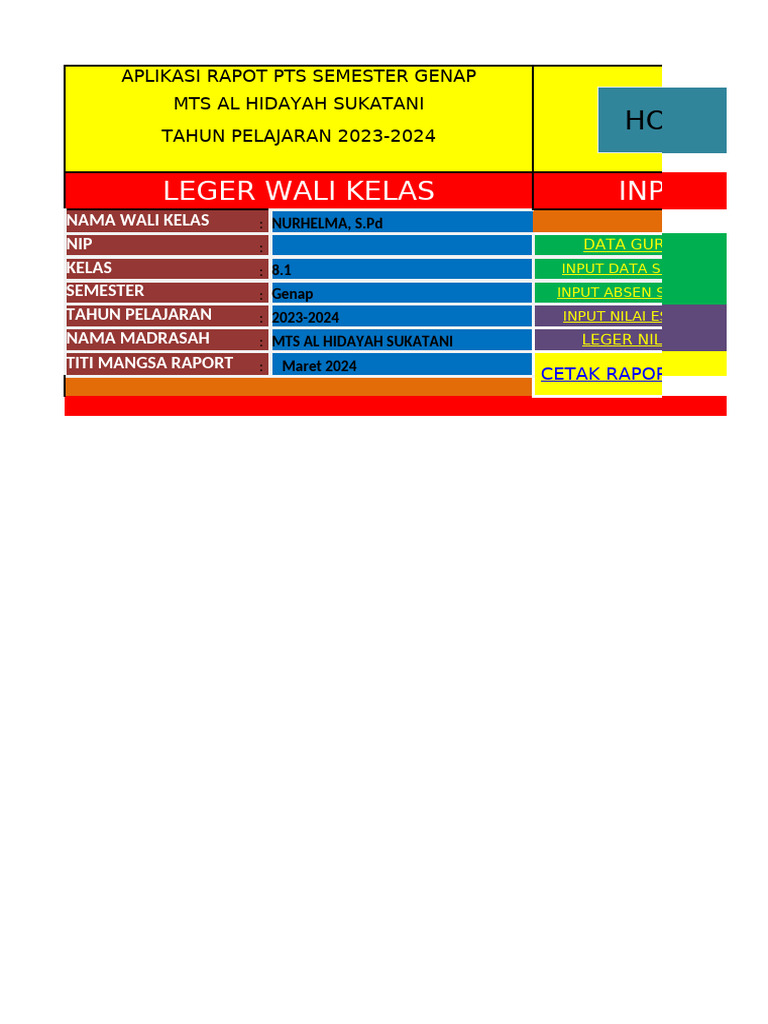 DNS Nilai Pts Kelas 8.1 Genap 2024 | PDF