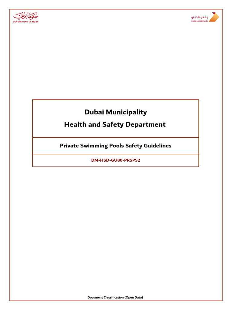 DM HSD GU80 - PRSPS2 - Private Swimming Pools Safety Guidelines - V1 1 | PDF | Swimming Pool | Door