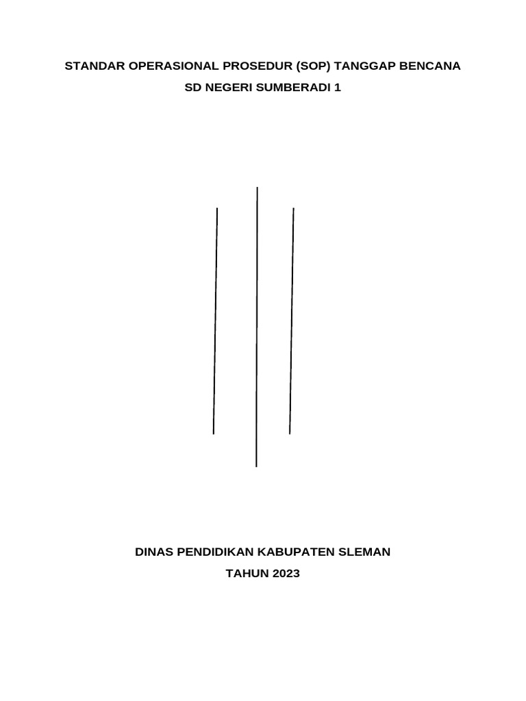 Sop Penanganan Bencana | PDF