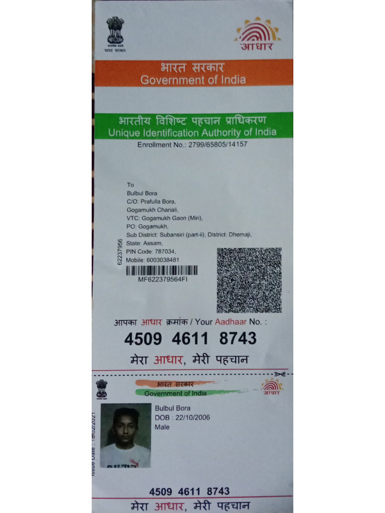 Aadhaar Card PDF | PDF