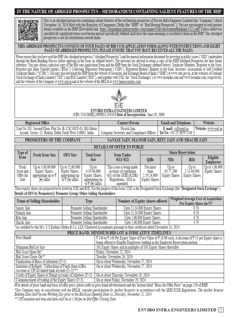 Form2a Eiel NR | PDF | Sewage Treatment | Investing