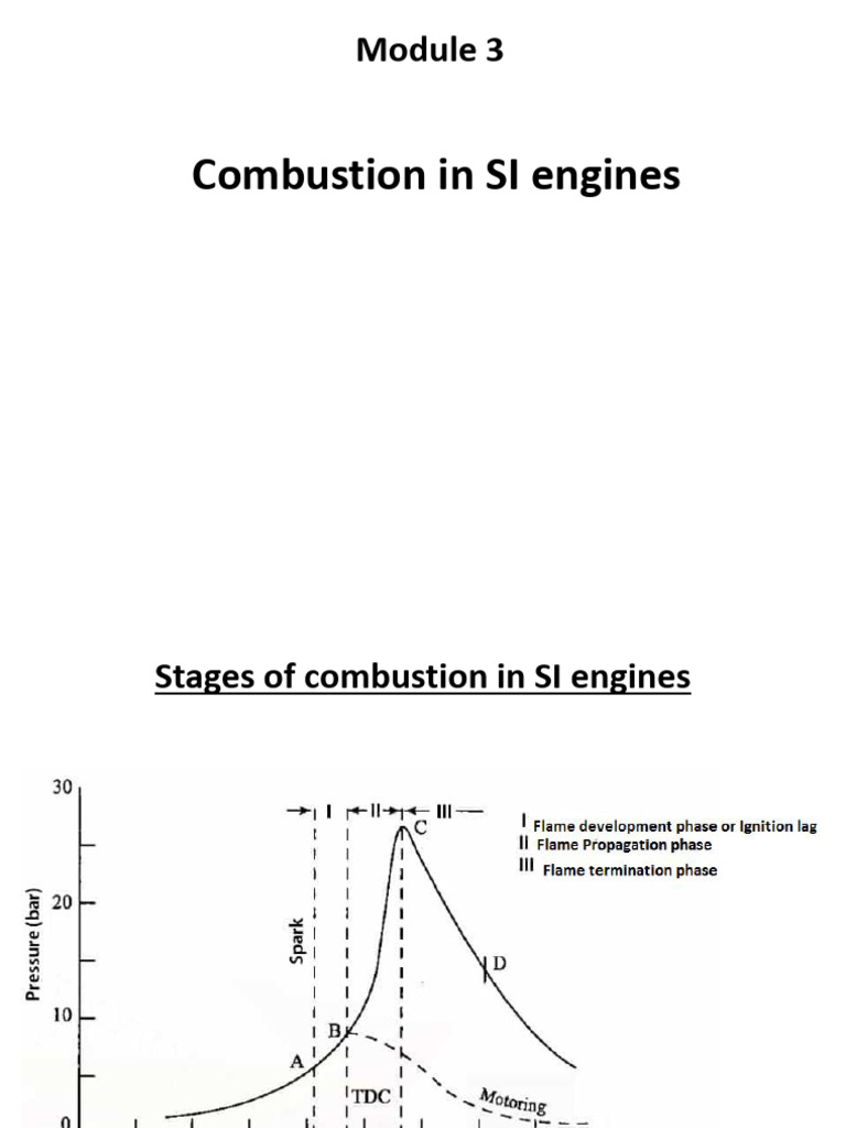 Module 2 SI Engine Combustion | PDF | Combustion | Gases