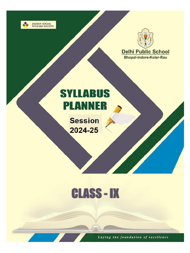 Class IX Syllabus Planner 2024-2025 | PDF | Newton's Laws Of Motion | Force