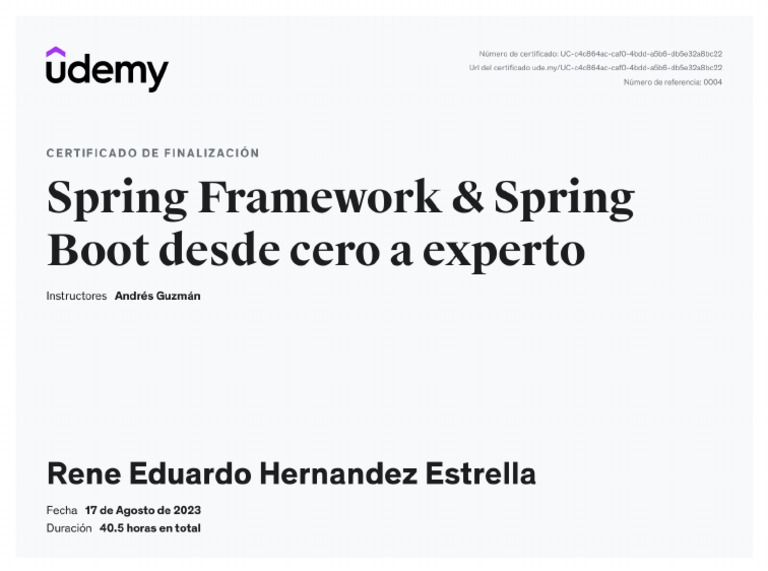 Udemy - SpringBoot | PDF