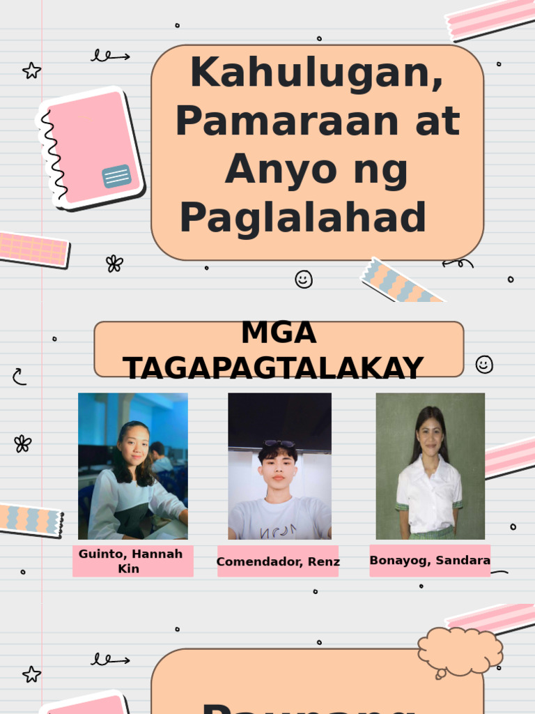 Fil Report Paglalahad | PDF