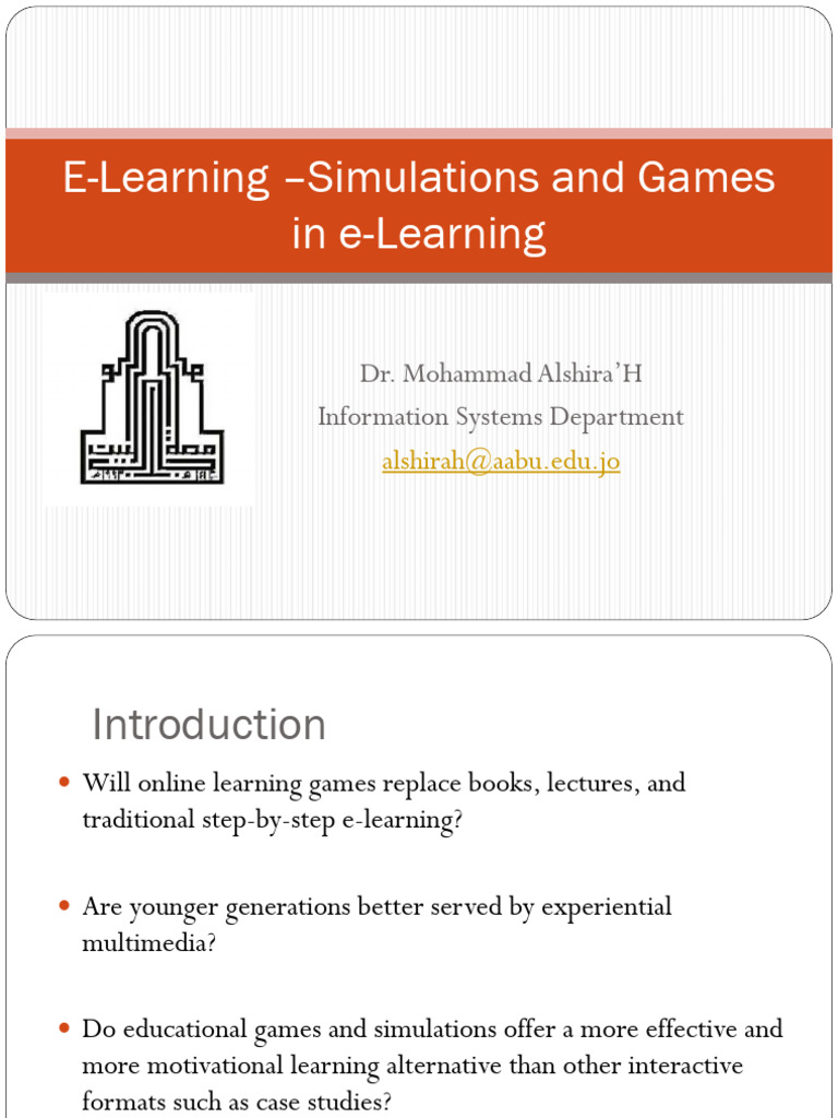 E Learning 10 | PDF | Simulation | Educational Technology
