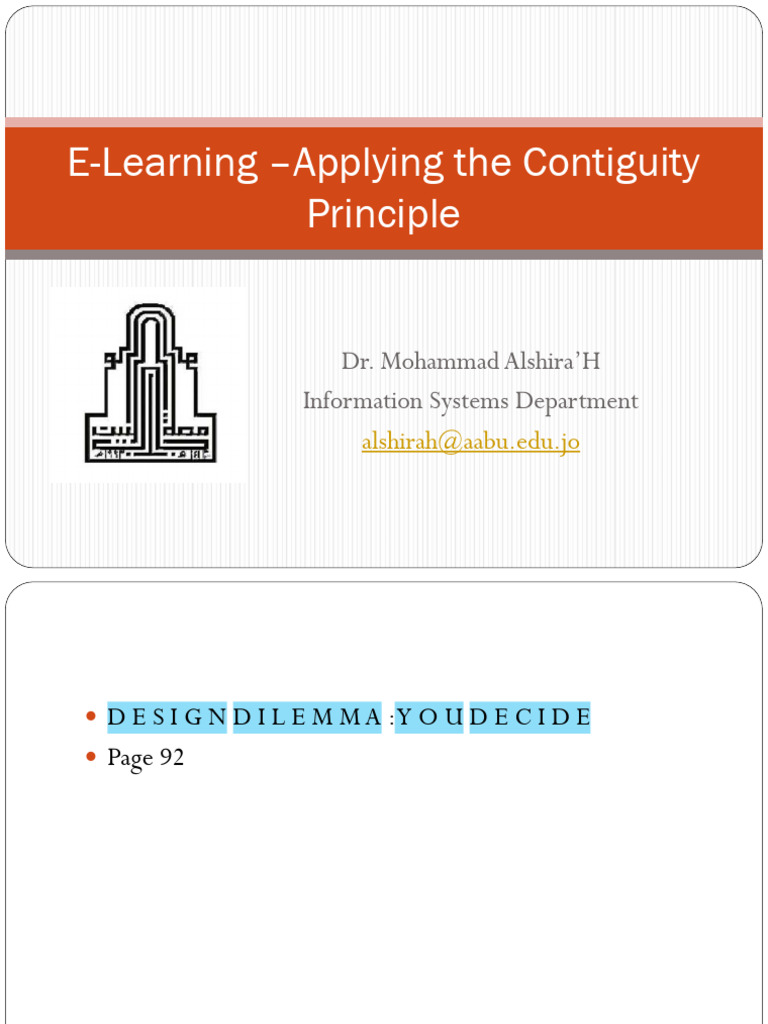 E-learning 4 | PDF | Learning | Cursor (User Interface)