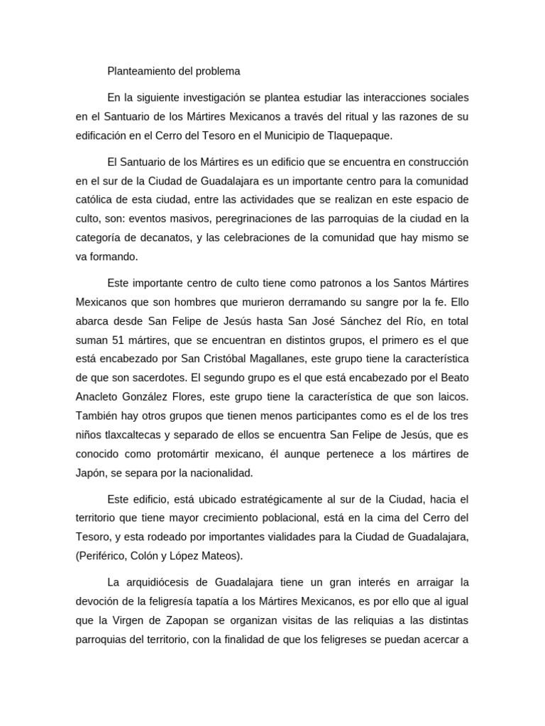 Marco Teorico | PDF | Rituales | México