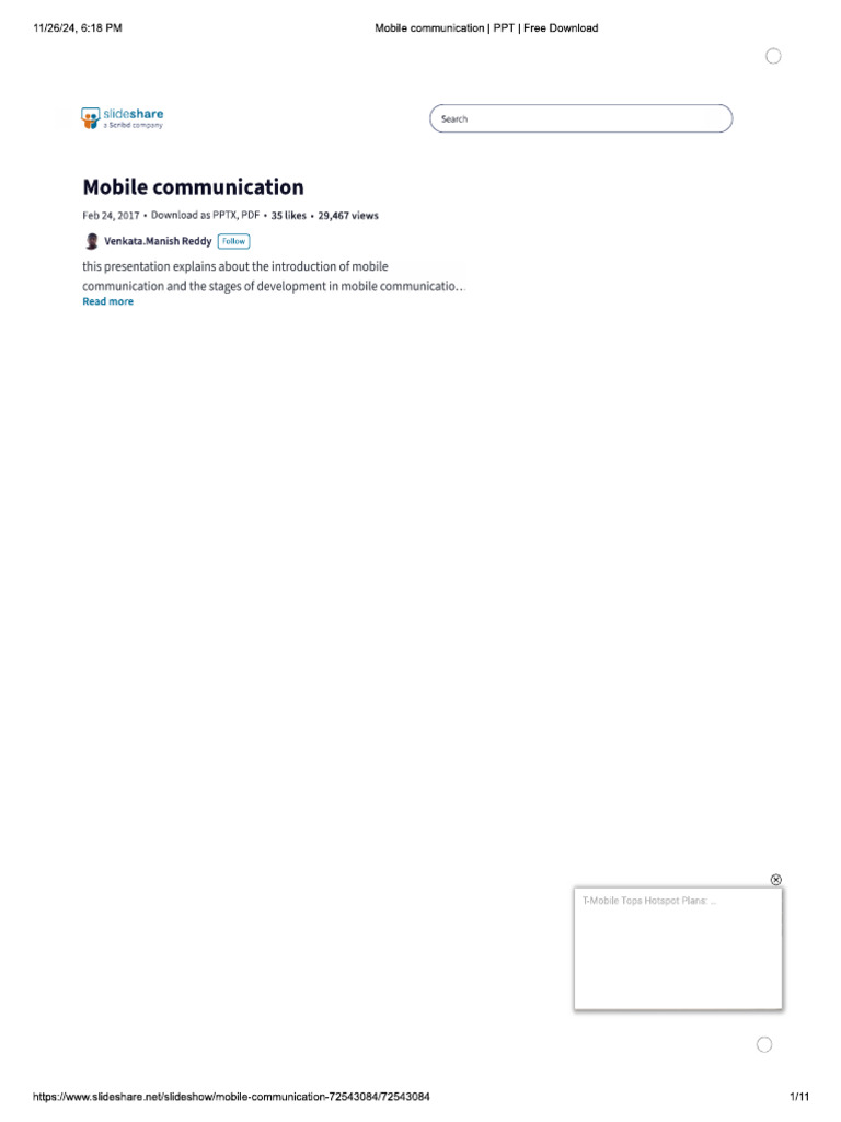 Mobile Communication | PDF