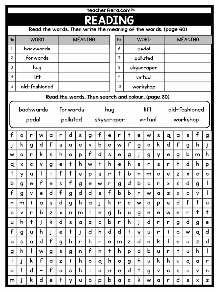 Year 6 Unit 5 Worksheets | PDF