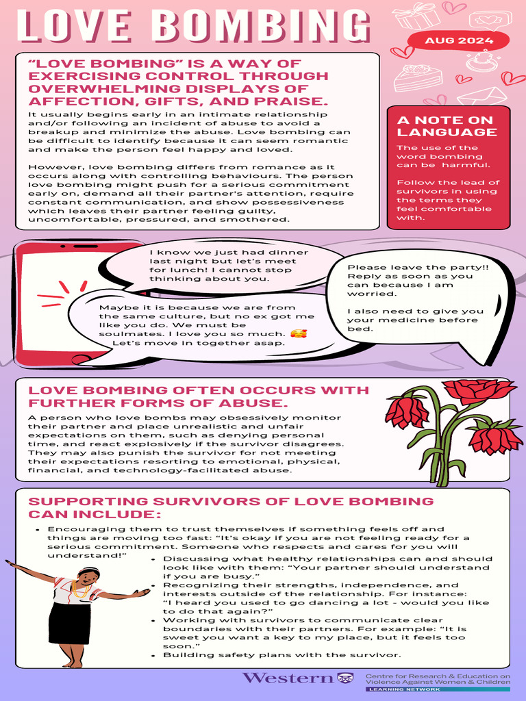Love Bombing Infographic | PDF | Love | Intimate Relationships