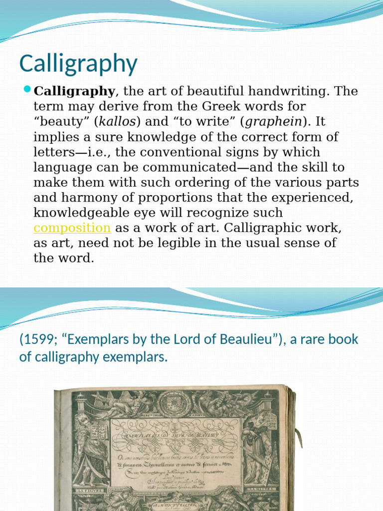 Calligraphy | PDF