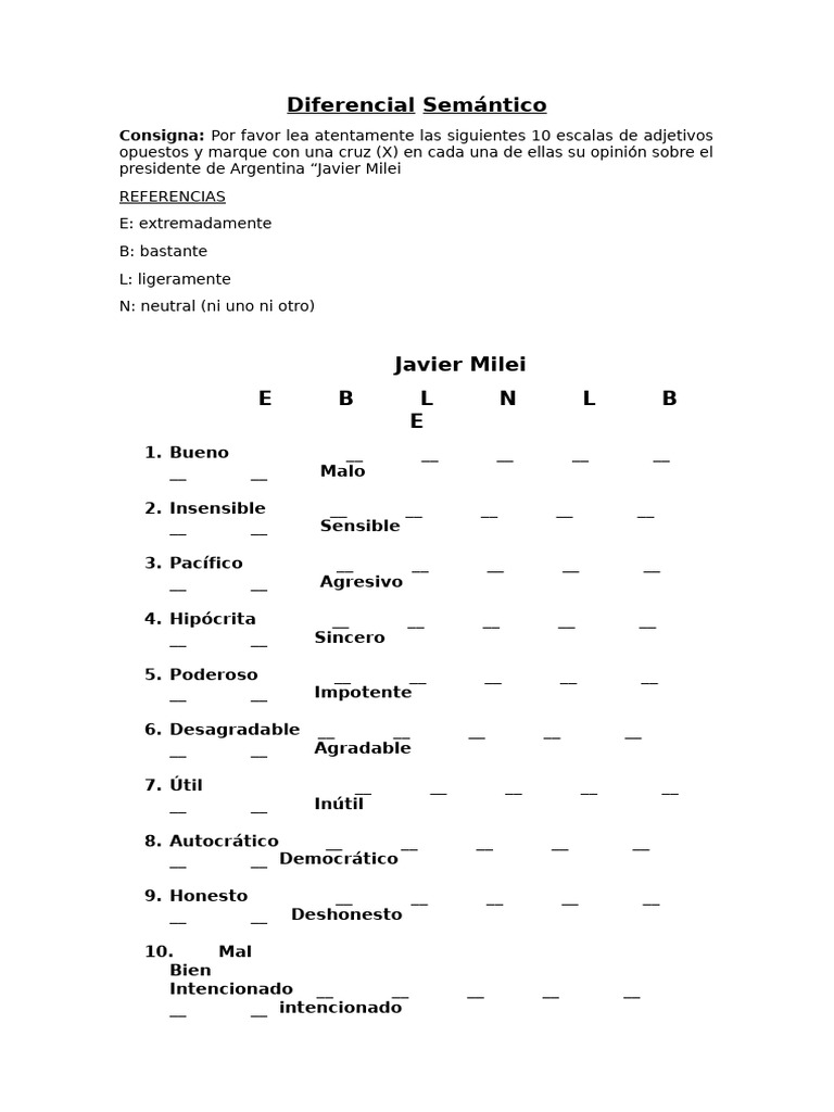 Diferencial Semántico | PDF