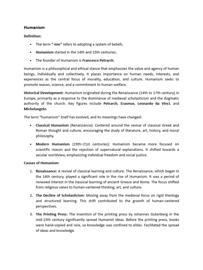 Humanism, Rationalism, and Secularism Explained | PDF | Rationalism ...