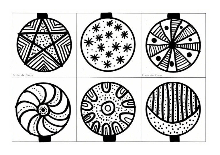 BOULES DE NOËL 03 École de Chrys | PDF