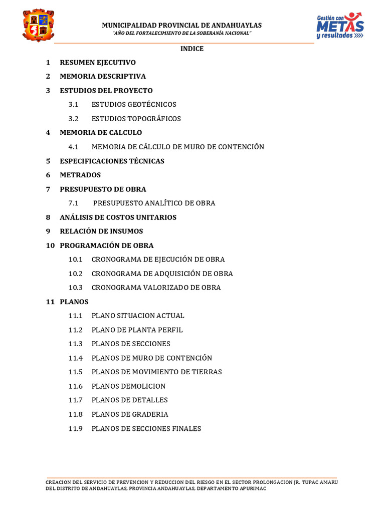 Indice Numerado | PDF