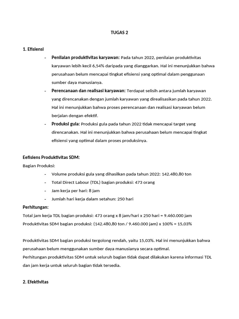 Tugas 2 Audit SDM | PDF