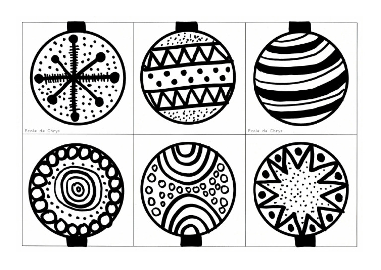 Boules de Noël 02 École de Chrys | PDF
