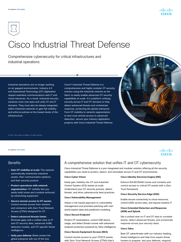 Cisco Industrial-Threat-Defense-Aag | PDF | Security | Computer Security