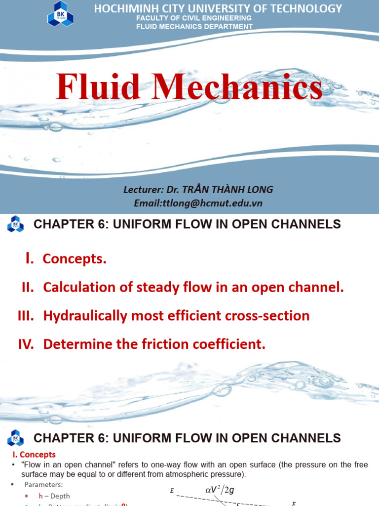Fluid Mechanics Day 10 Chapter6 Long April 2024 | PDF | Soft Matter | Liquids