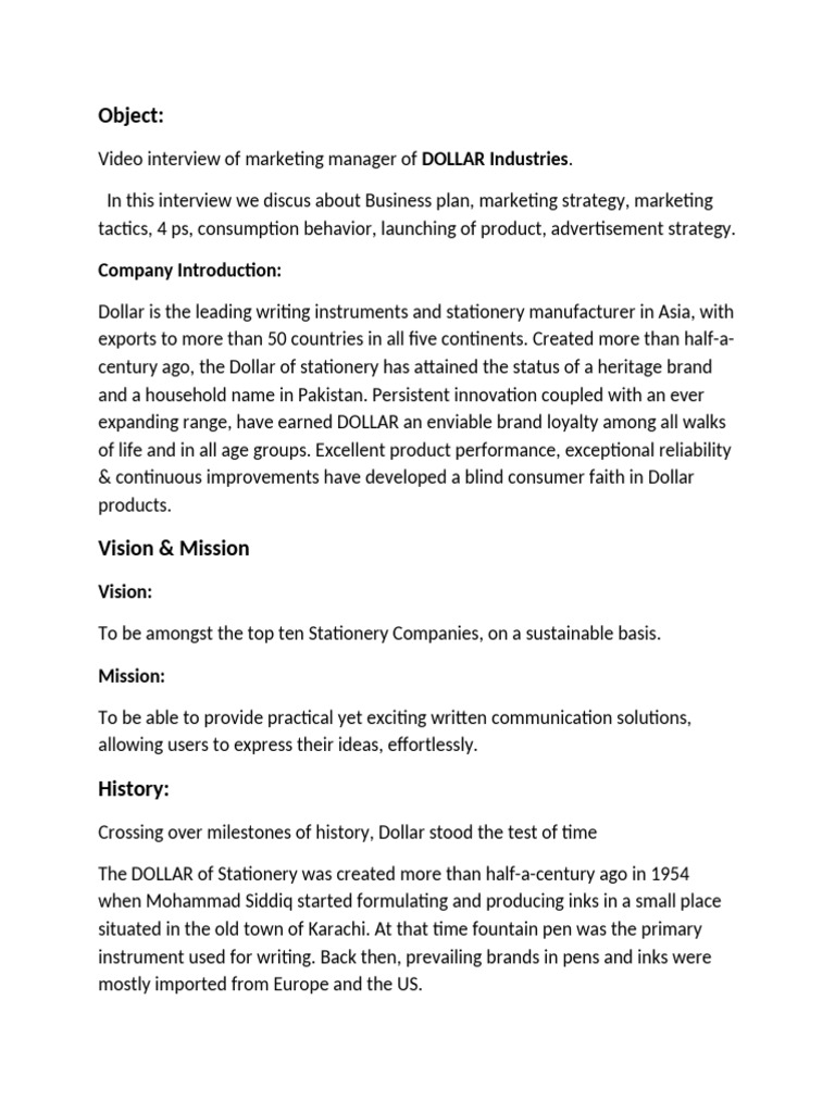 Object | PDF | Marketing | Business Economics