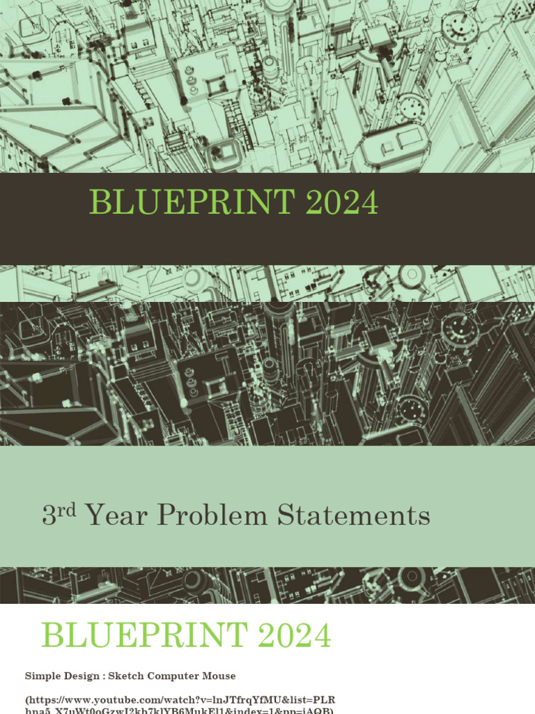 BLUEPRINT Problem Statement | PDF