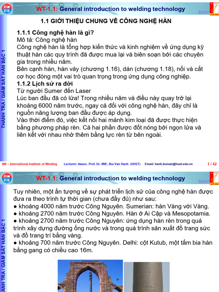 WT 1.1 General Introduction To Welding Technology | PDF