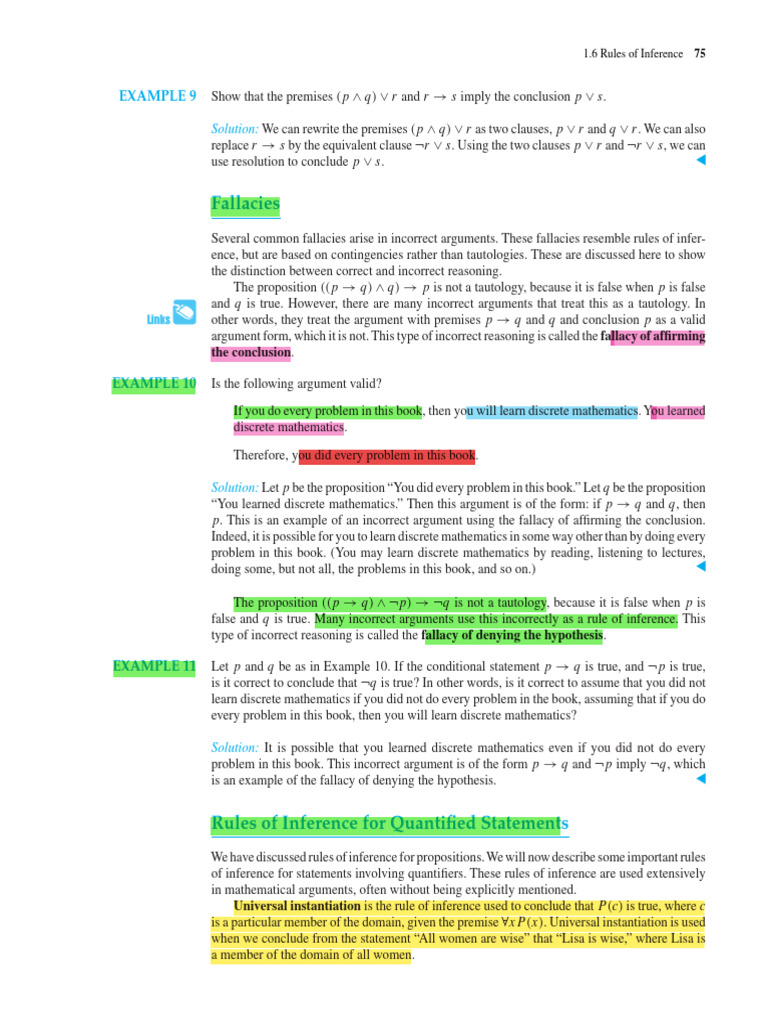Lecture 9 | PDF | Argument | Logic