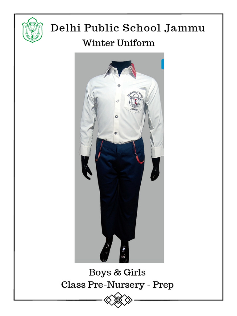 DPS Jammu Winter Uniform Guide | PDF
