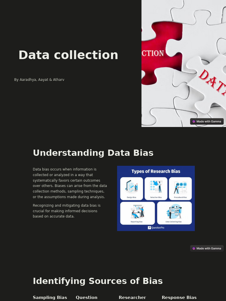 Data-collection | PDF | Survey Methodology | Sampling (Statistics)