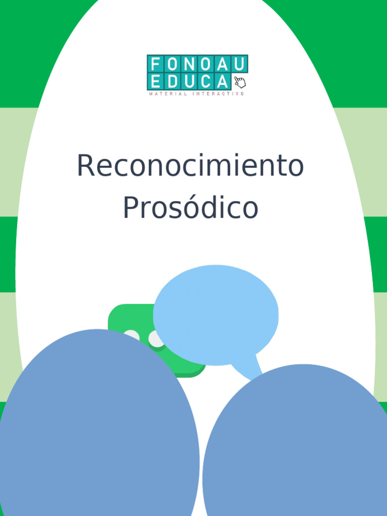Cuadernillo MF - Reconocimiento Prosódico | PDF | Comunicación oral ...