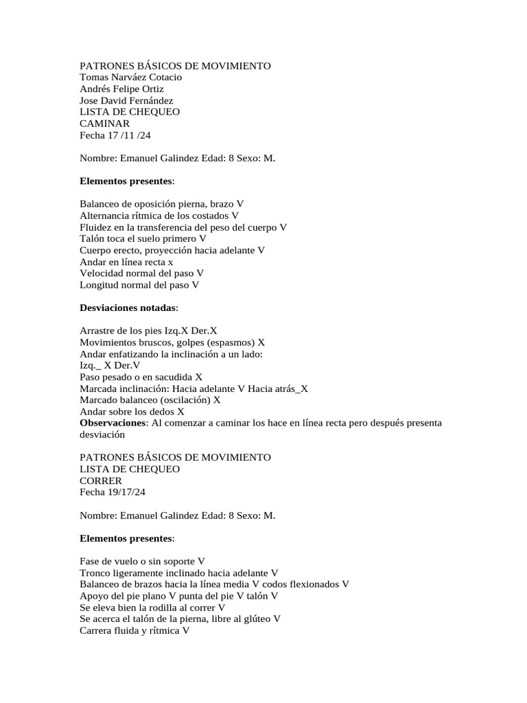 Patrones Básicos de Movimiento | PDF