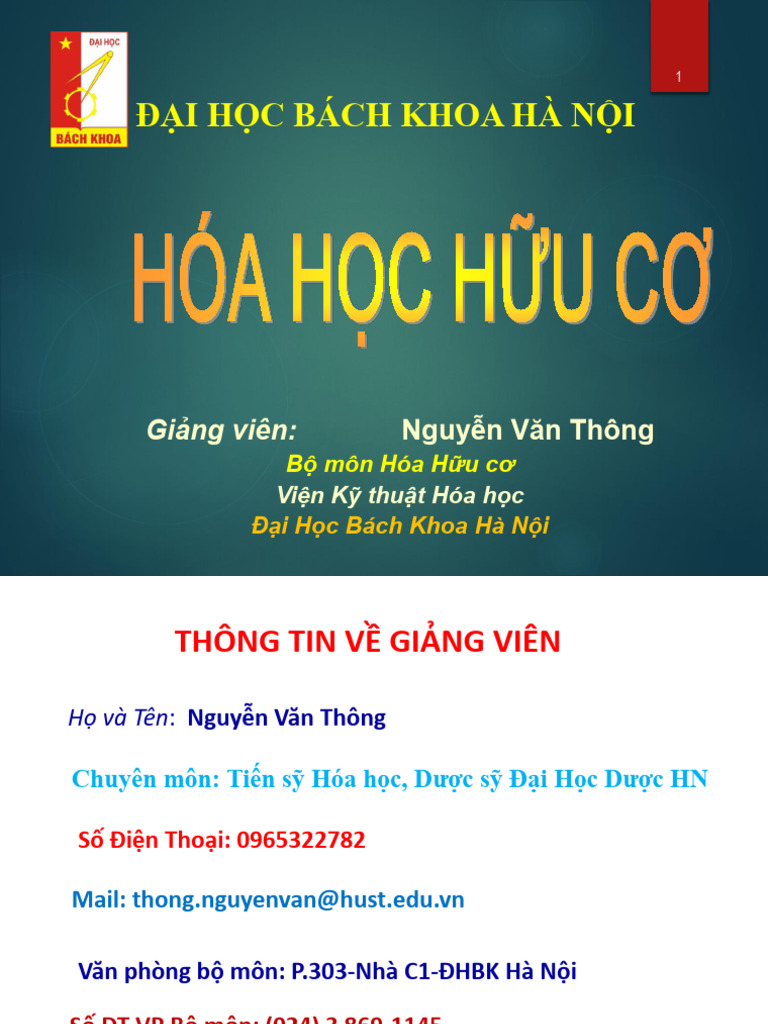 Chương 1. PHẦN MỞ ĐẦU-HHC | PDF