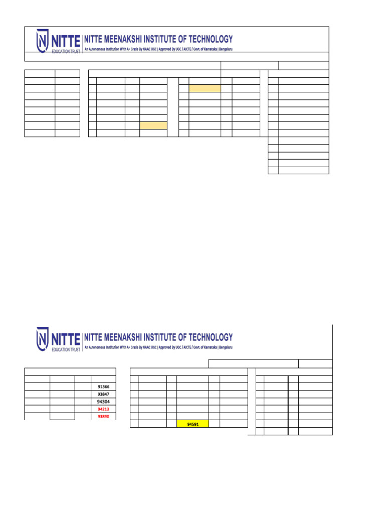 Seating Allotment MSE1 2024 25 | PDF | Academia