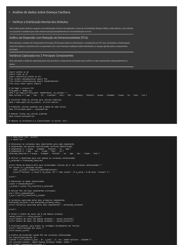 Atividade Heart Disease BigData - Lucas de Oliveira Martins.ipynb - Colab | PDF | Análise de ...